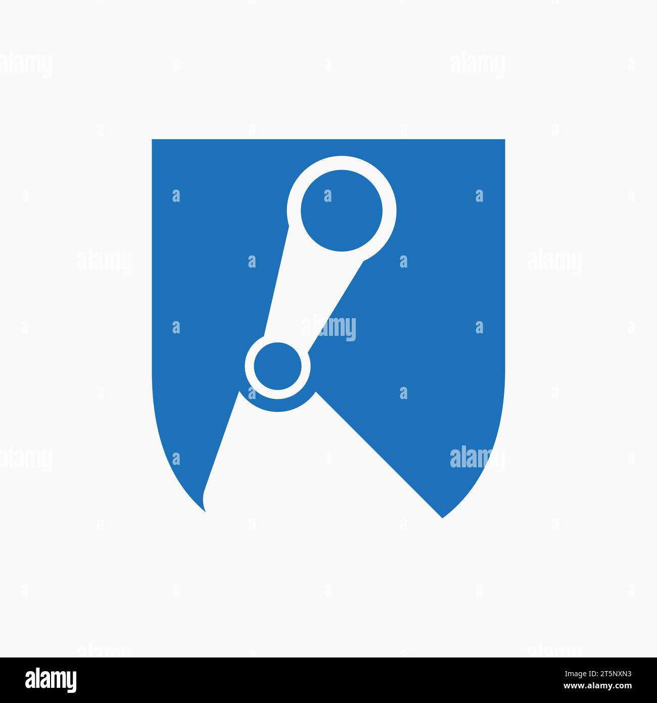 Letter U Logo Excavator For Construction Logo Vector Template Stock ...