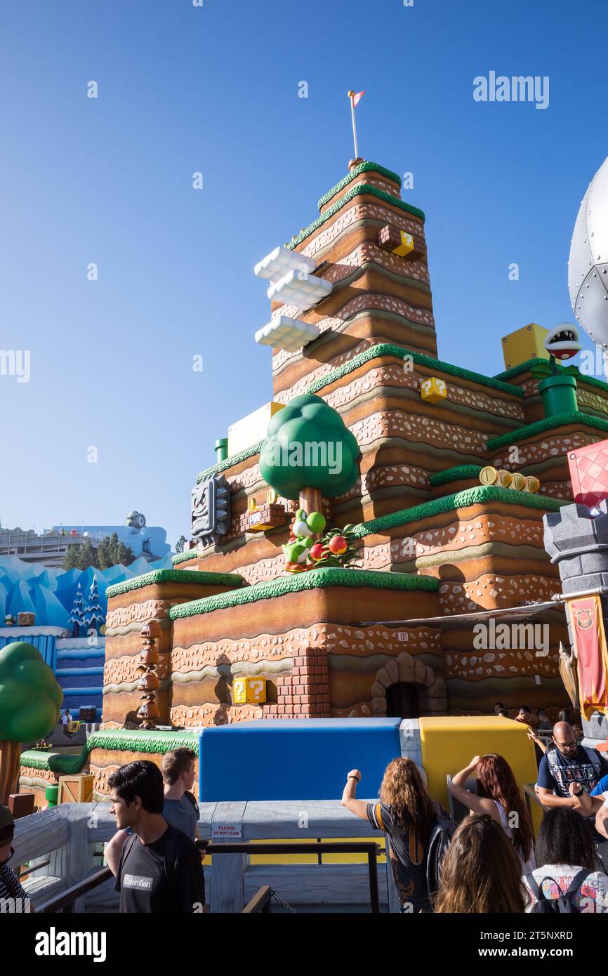 Los Angeles, USA. Aug 25, 2023. Universal Studios Super Mario World in ...