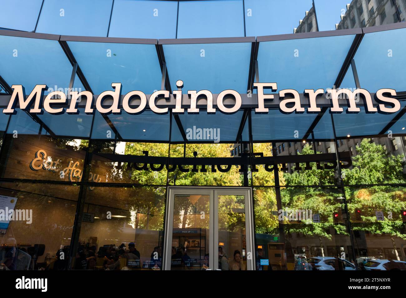 Seattle, USA. 18th Oct 2023. The new Mendocino Farms in the Ranier ...