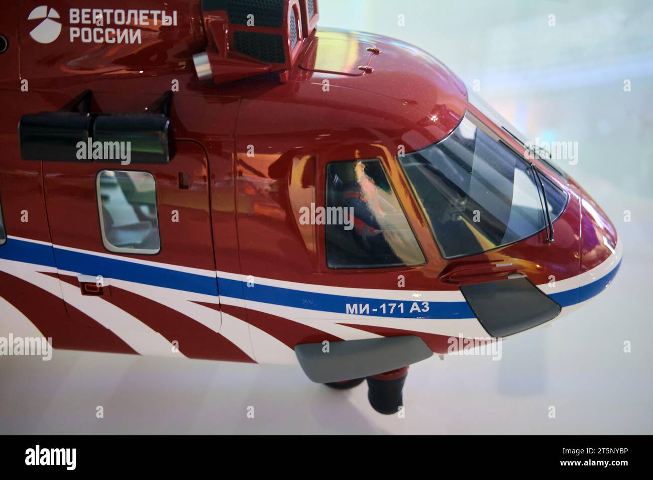 A model of a modern Russian helicopter Mi 171 A3 - Moscow, Russia ...