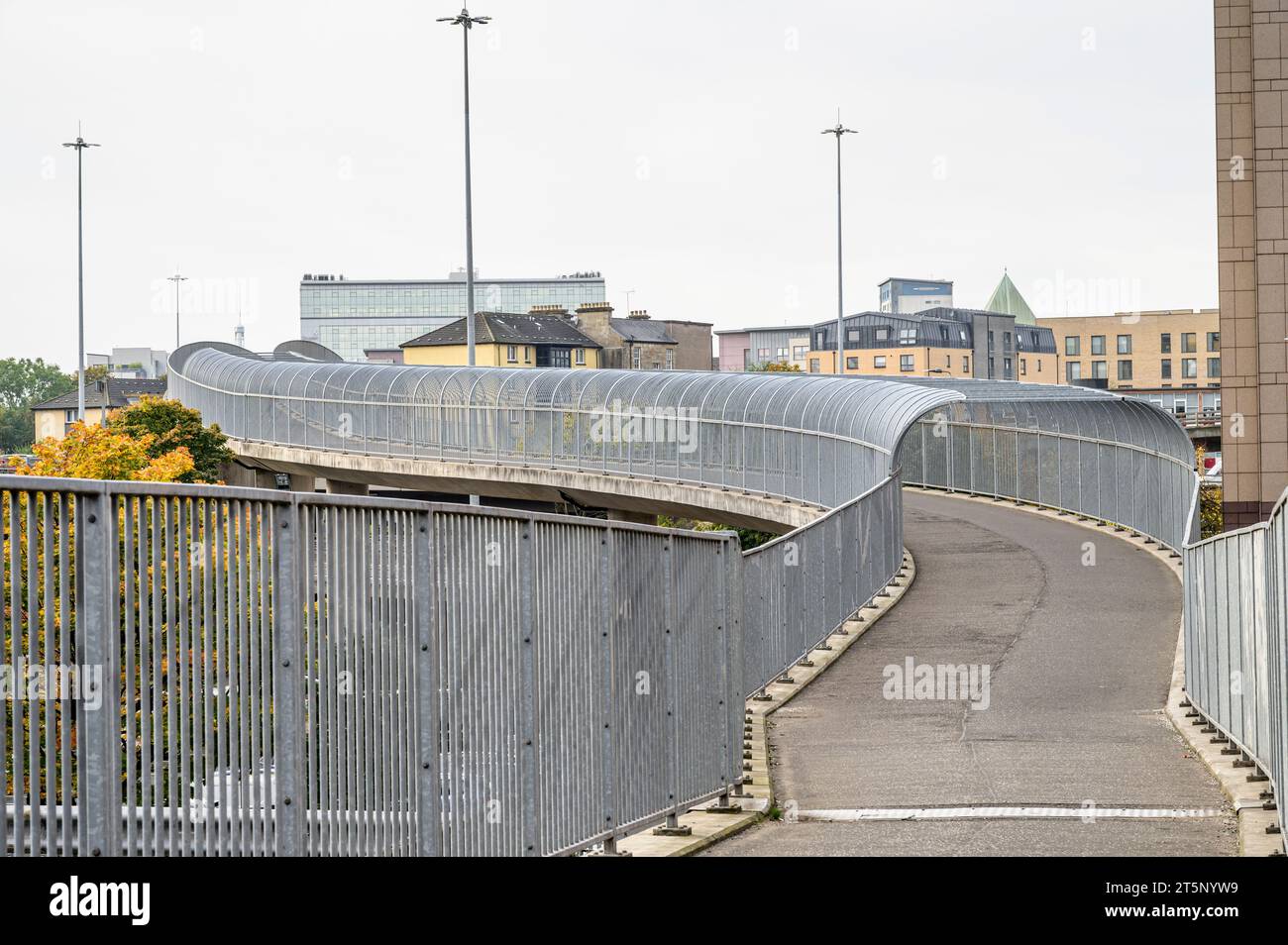 M8 motorway footbridge hi-res stock photography and images - Alamy