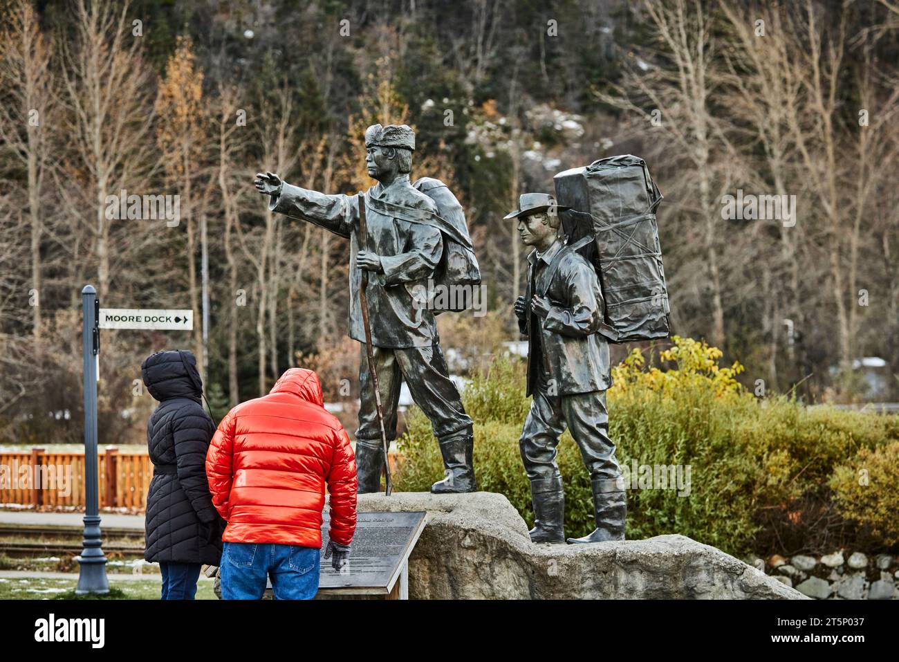 Skagway a compact city in southeast Alaska, Skagway Centennial Statue ...