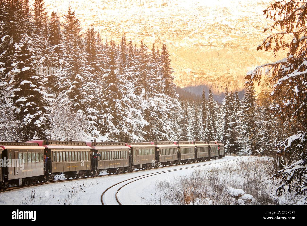 Skagway a compact city in southeast Alaska, White Pass & Yukon Route ...