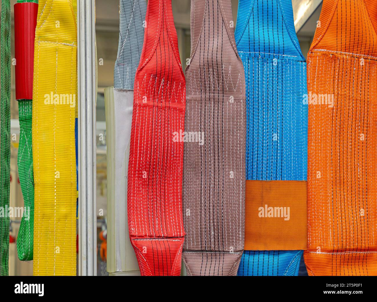 Large Straps for Heavy Cargo Load Safety Harness in Transport Stock ...