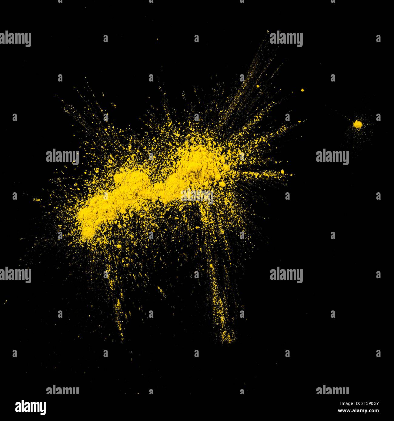 Yellow holi celebration powder hi-res stock photography and images - Alamy