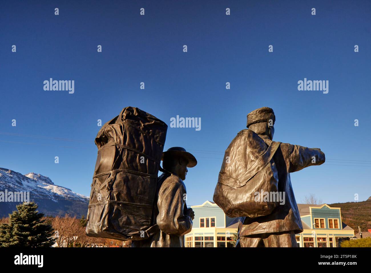 Skagway a compact city in southeast Alaska, Skagway Centennial Statue ...