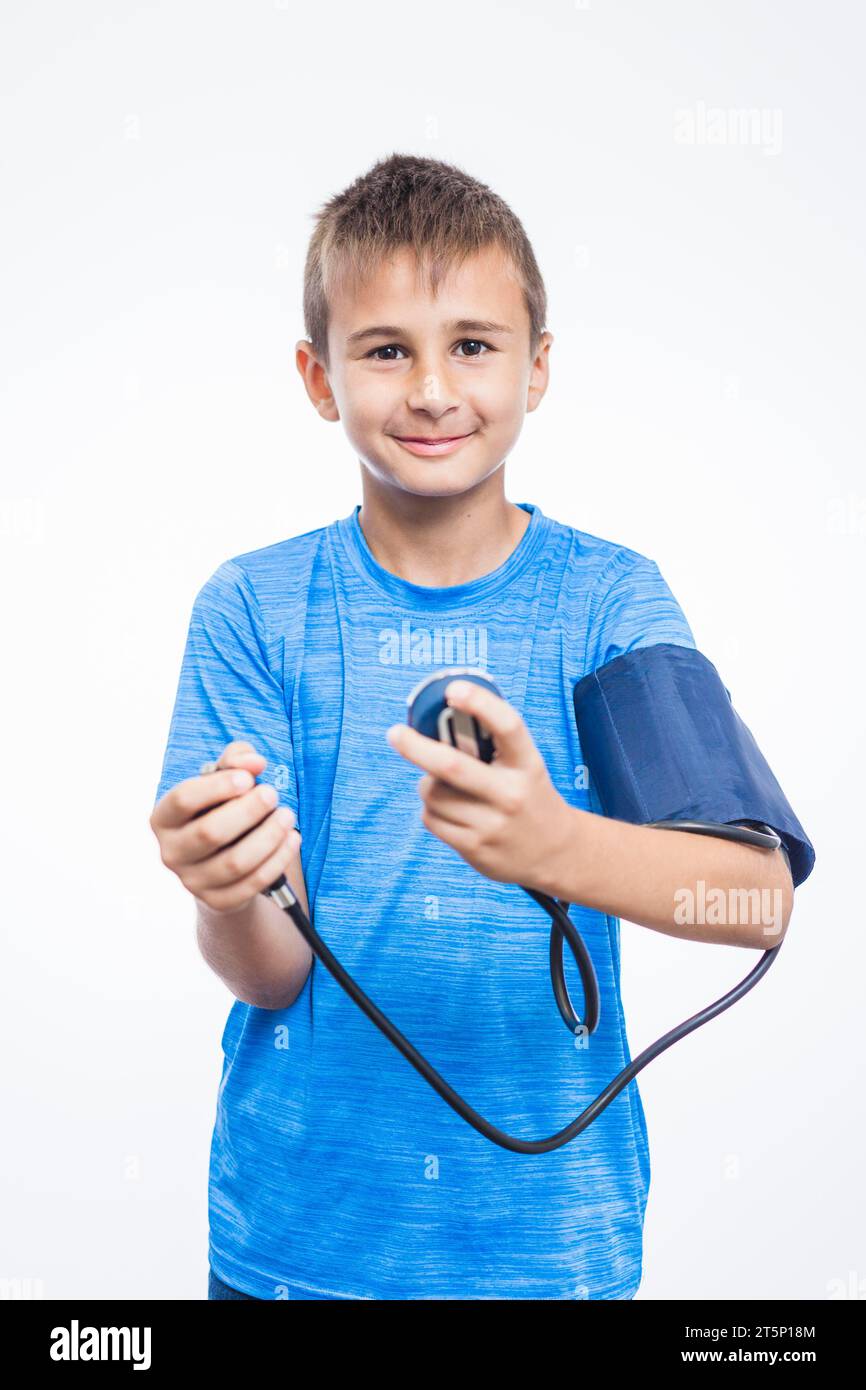 Boy with blood hi-res stock photography and images - Alamy