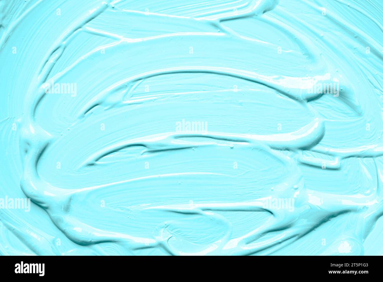 Shiny blue paint smears Stock Photo - Alamy