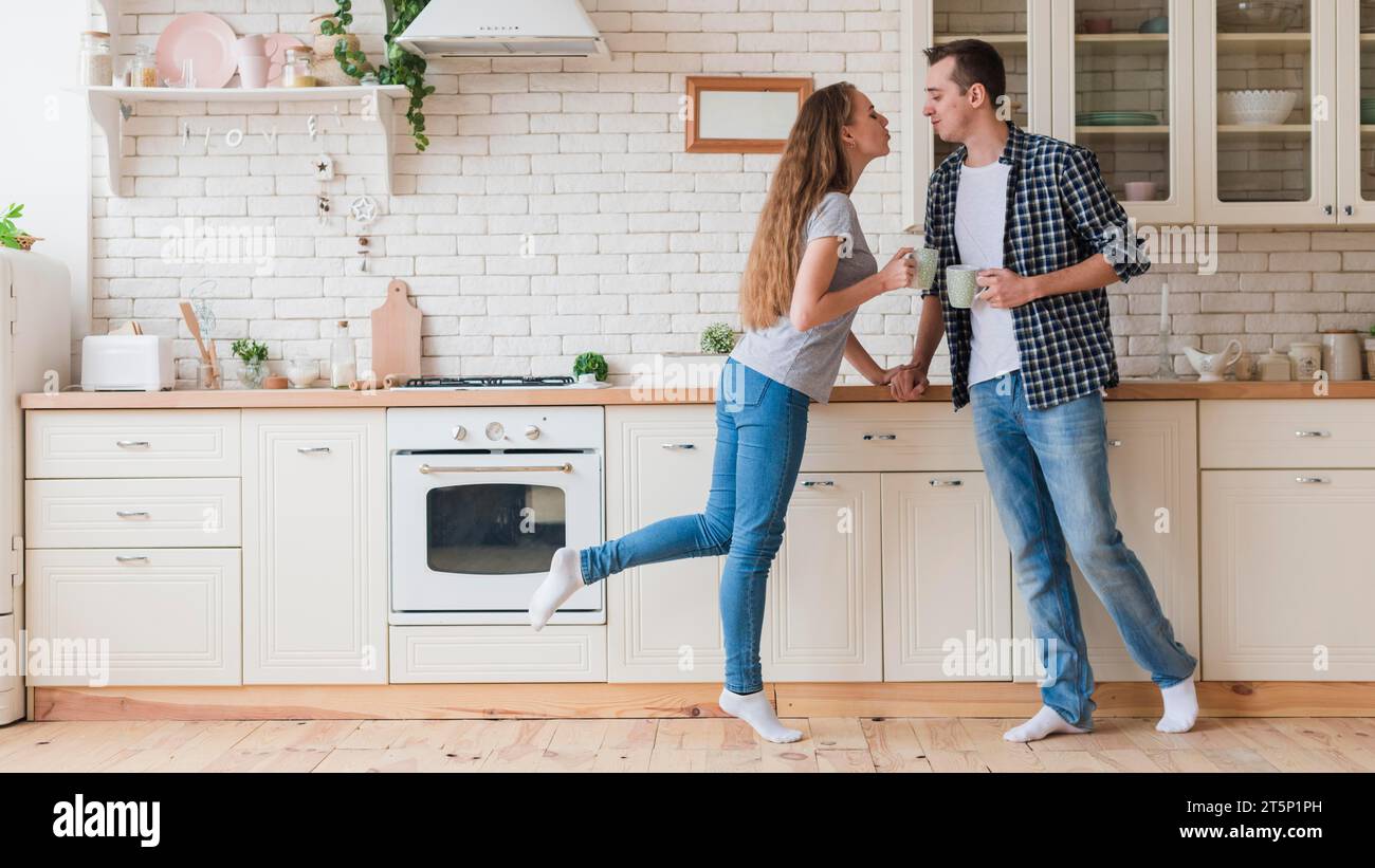 Handsome man drinking tea hi-res stock photography and images - Alamy