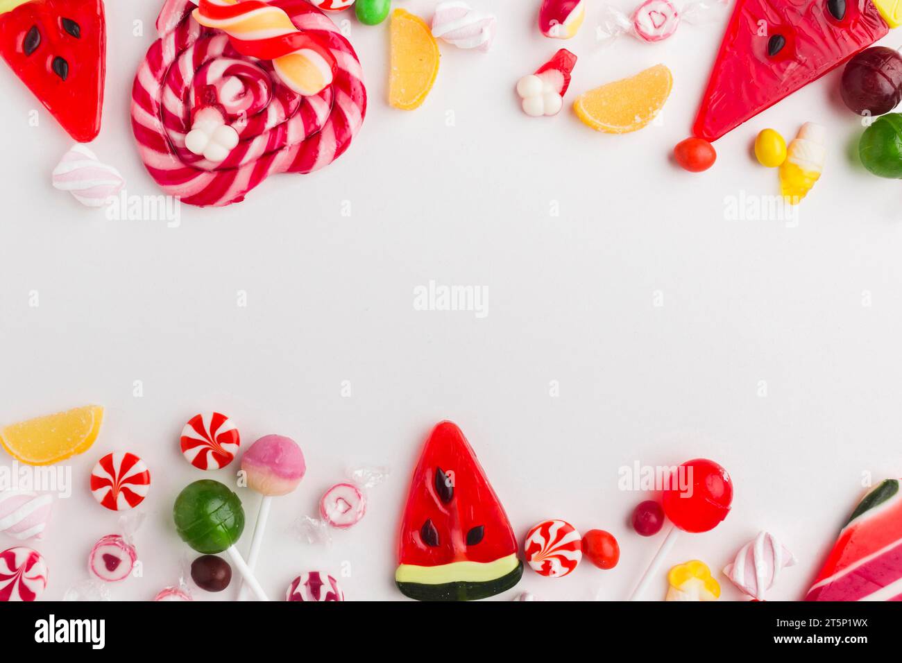 Top view of sweets hi-res stock photography and images - Alamy