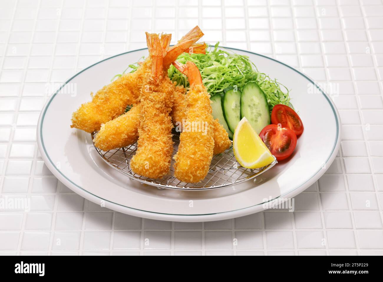 Japanese Ebi Fry is shrimp that has been peeled, coated in flour ...