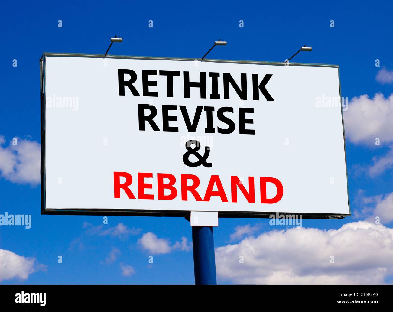 Rethink revise rebrand symbol. Concept word Rethink Revise and Rebrand ...