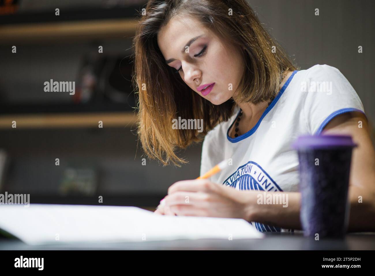 Emotion studying hi-res stock photography and images - Alamy