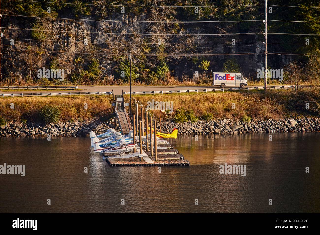 Ward Cove, Ketchikan, Gateway Borough, Alaska, United States Stock ...