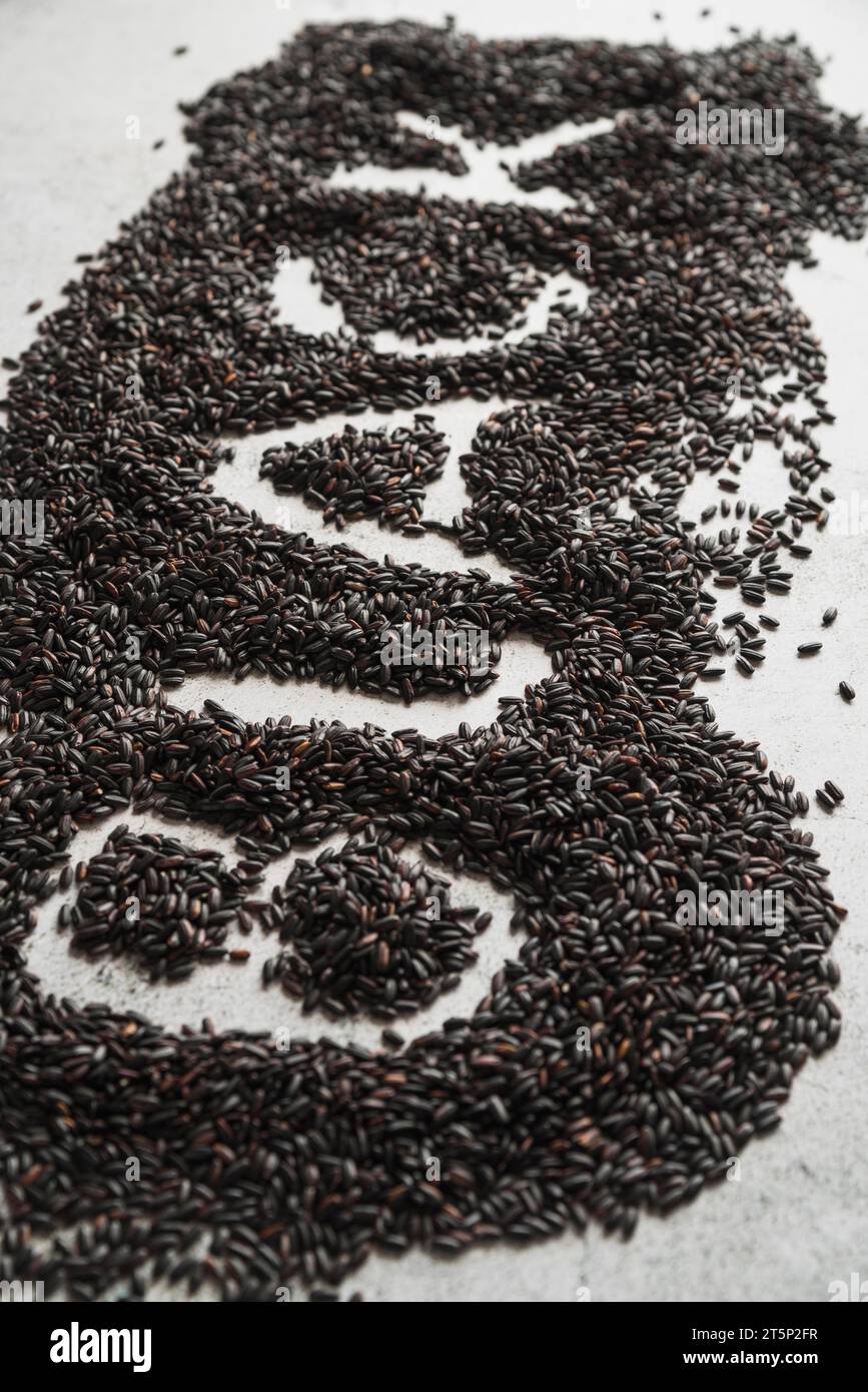 Rice word hi-res stock photography and images - Alamy