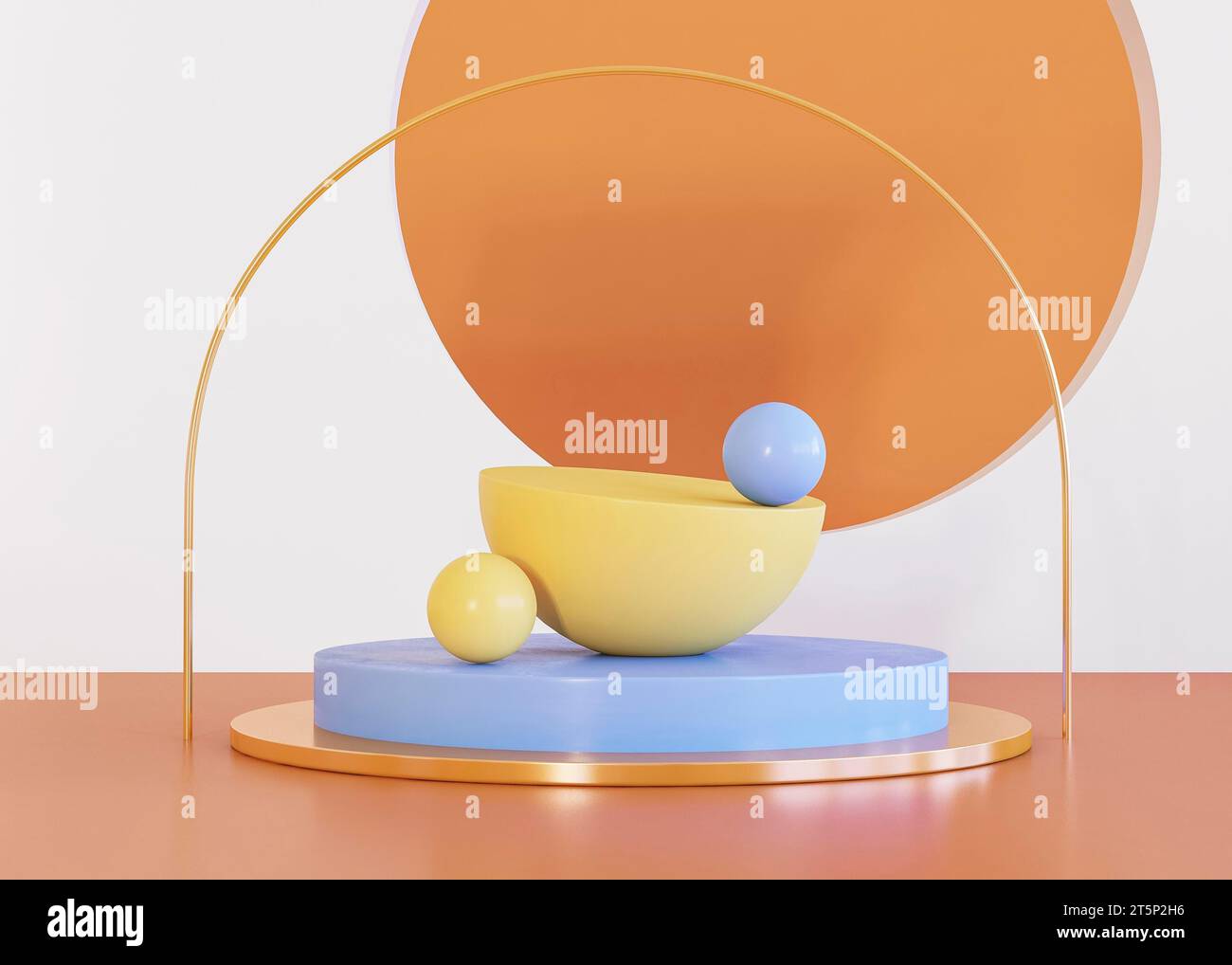 3d render geometric shapes background Stock Photo - Alamy