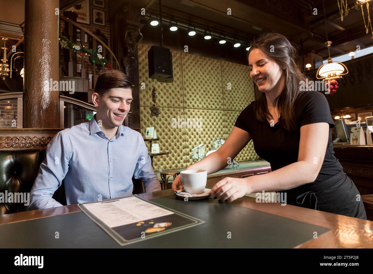 Waitress attire hi-res stock photography and images - Alamy