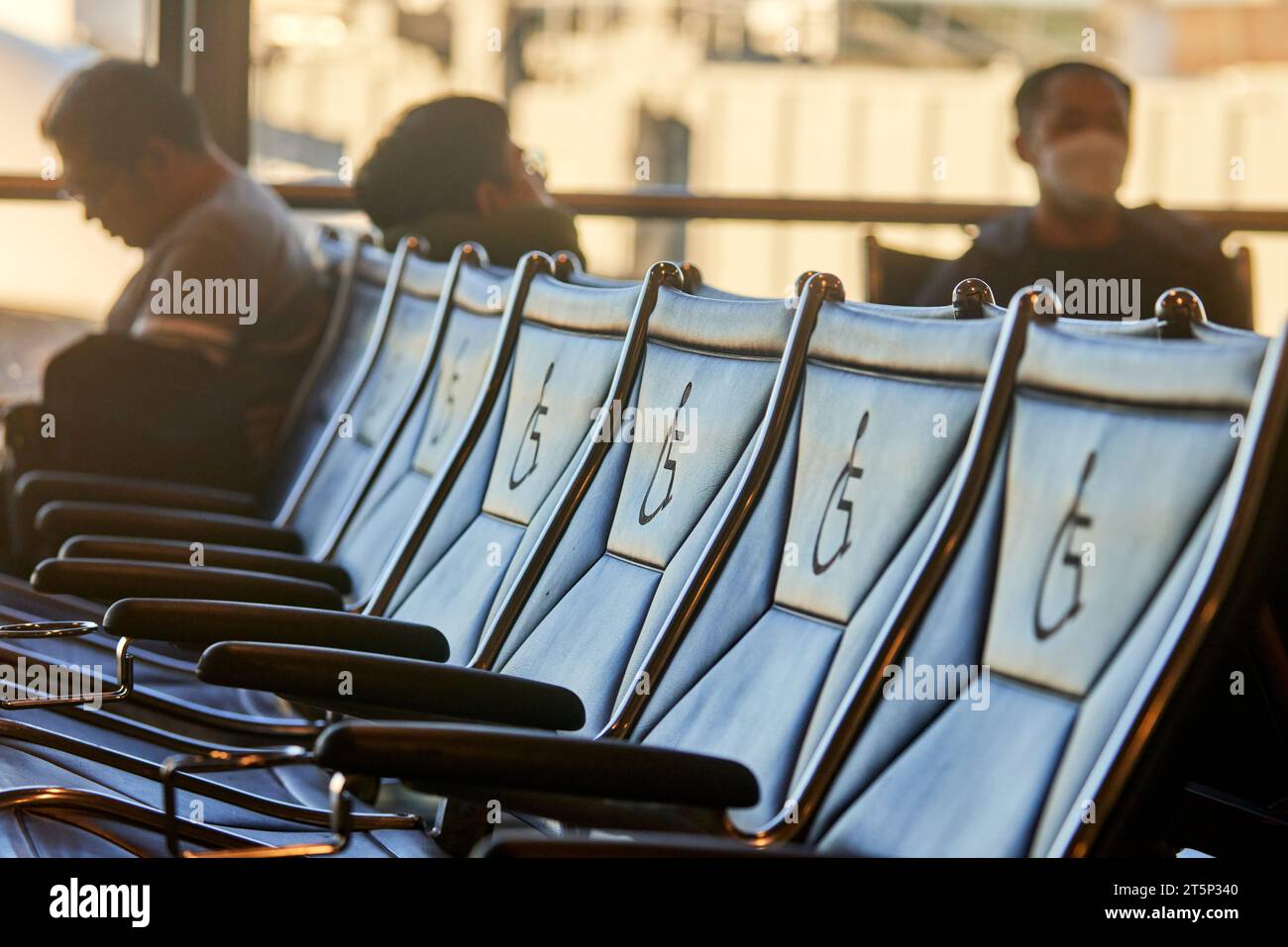 Seattle Tacoma International Airport disabled designated seats Stock ...
