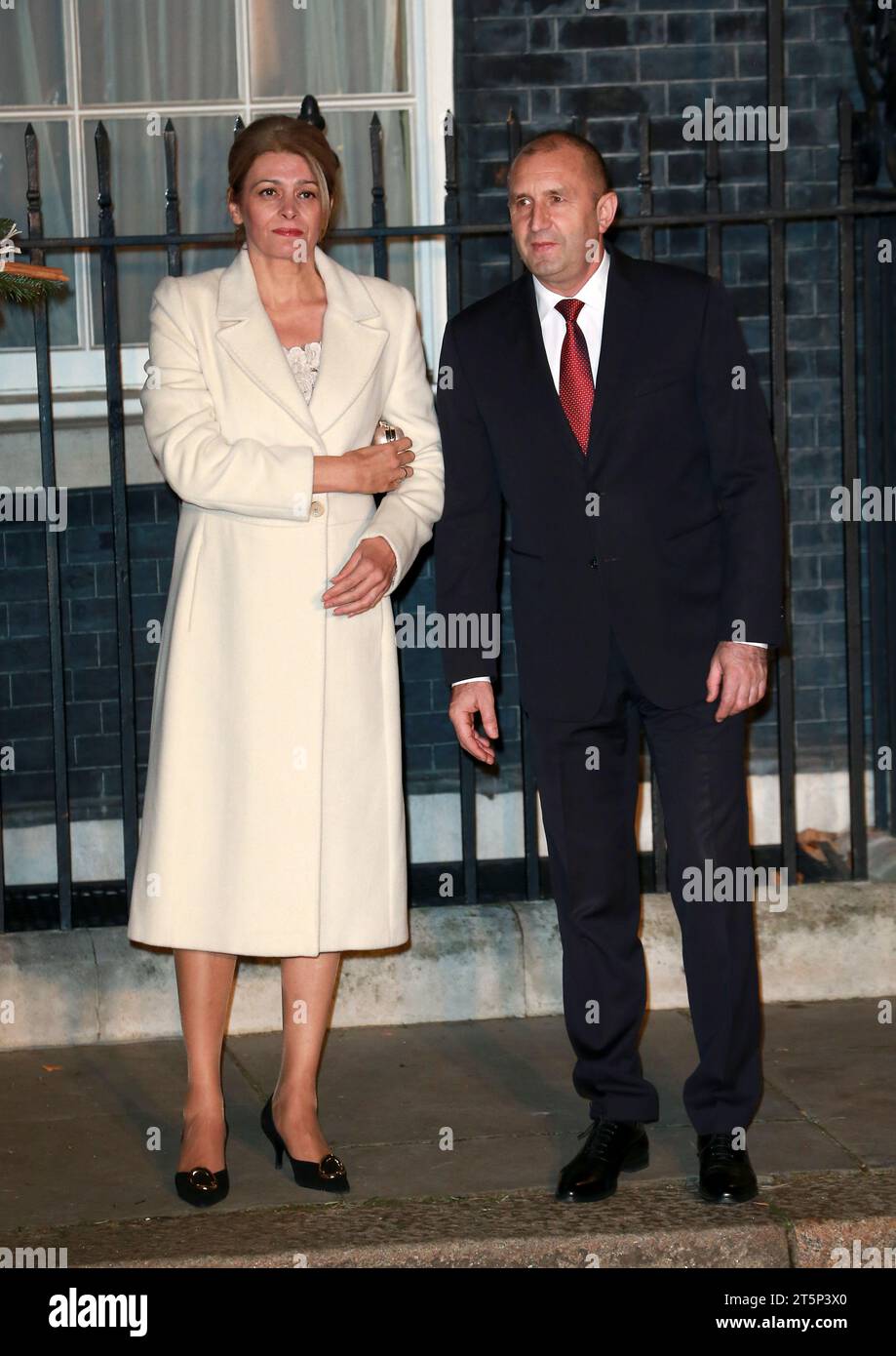 Bulgarian President Rumen Radev and First Lady of Bulgaria Desislava ...