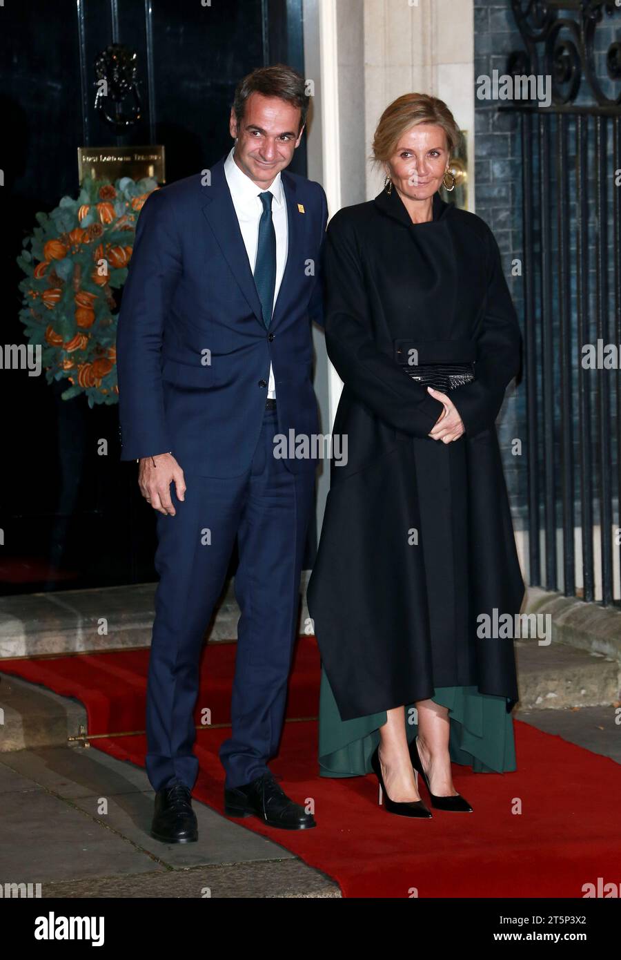 Prime Minister of Greece Kyriakos Mitsotakis and his wife Mareva ...