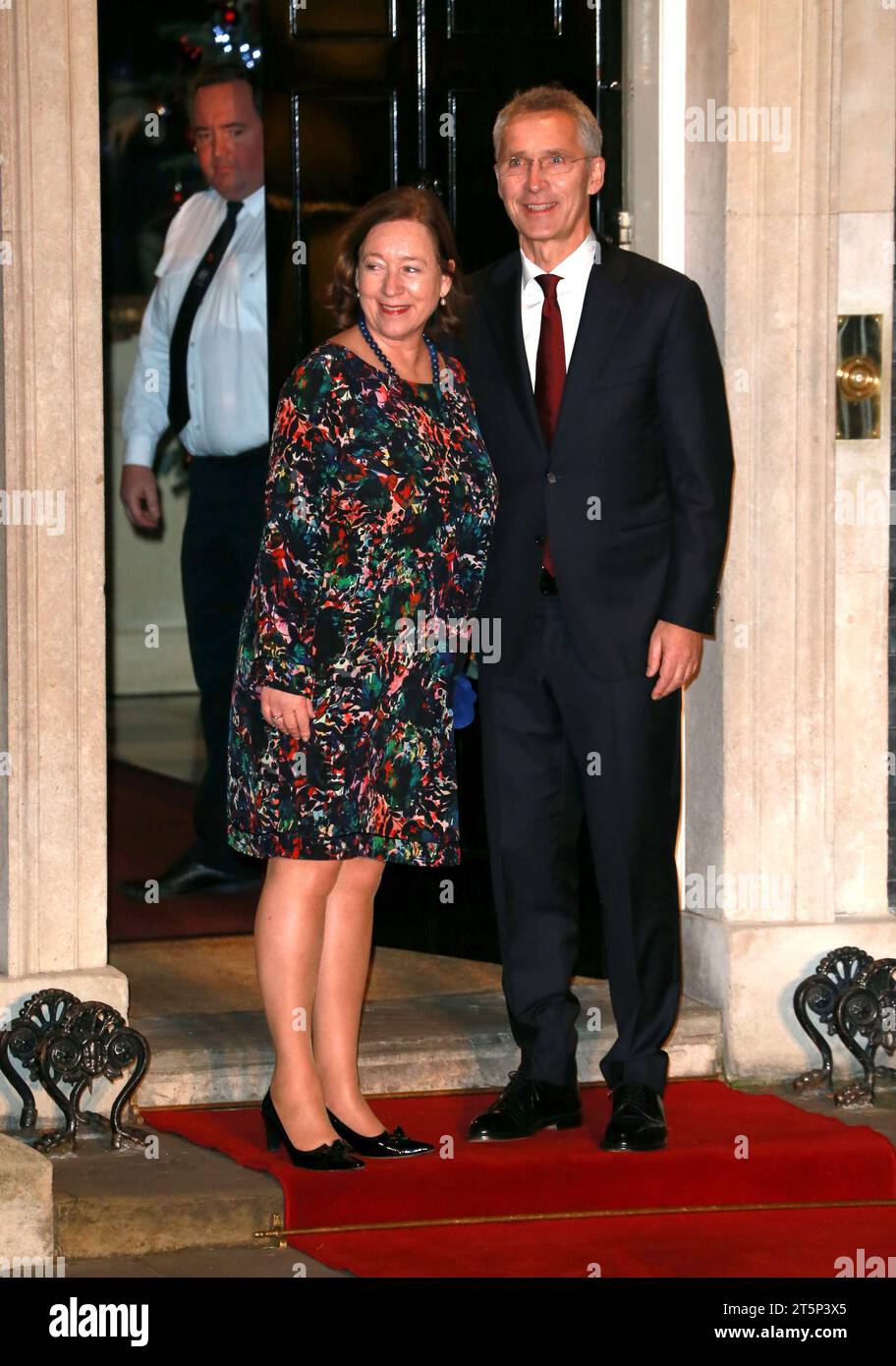 Jens Stoltenberg, Secretary General of NATO and his wife Ingrid ...