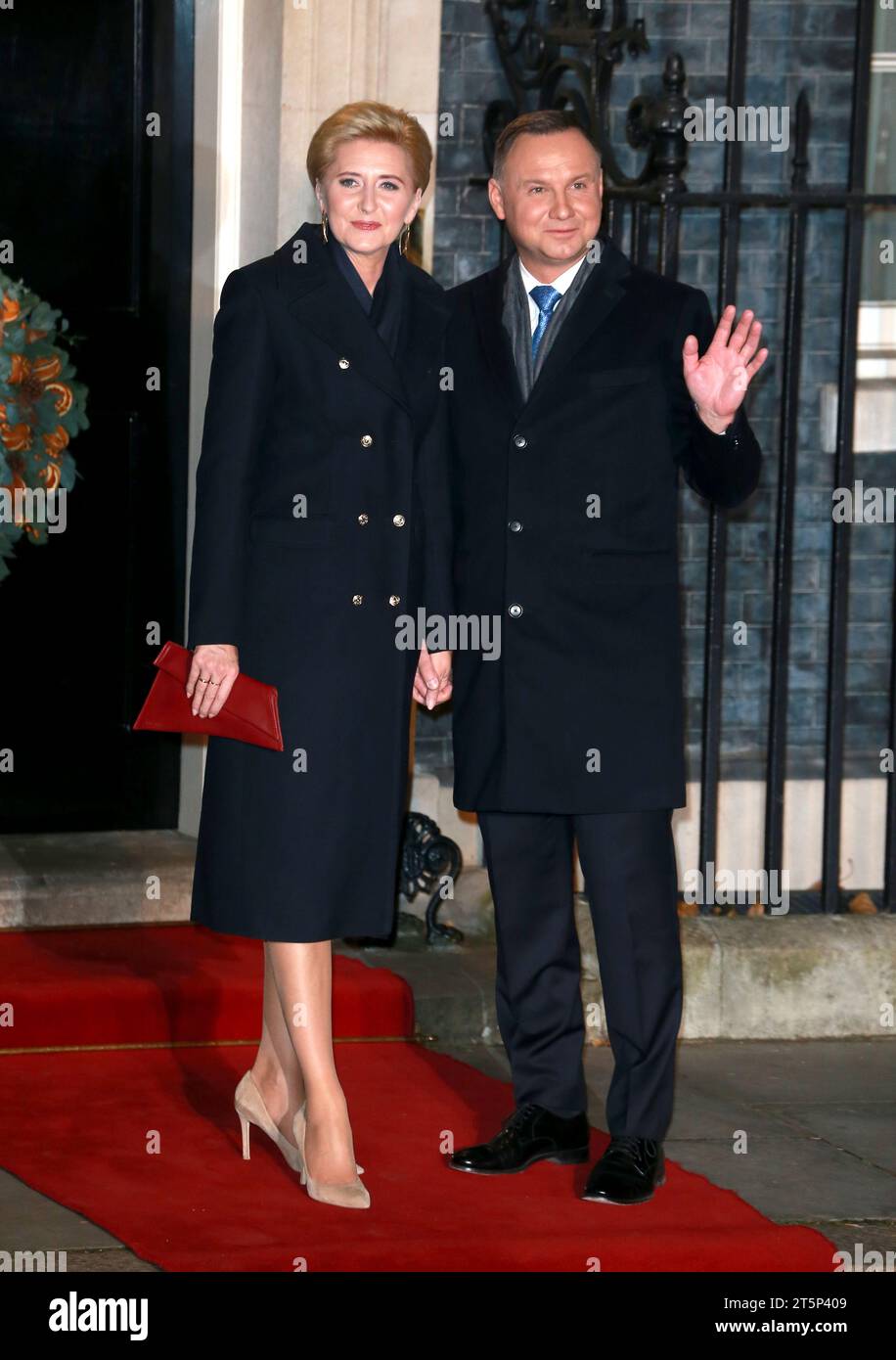 President of Poland Andrzej Duda and his wife First Lady of Poland ...