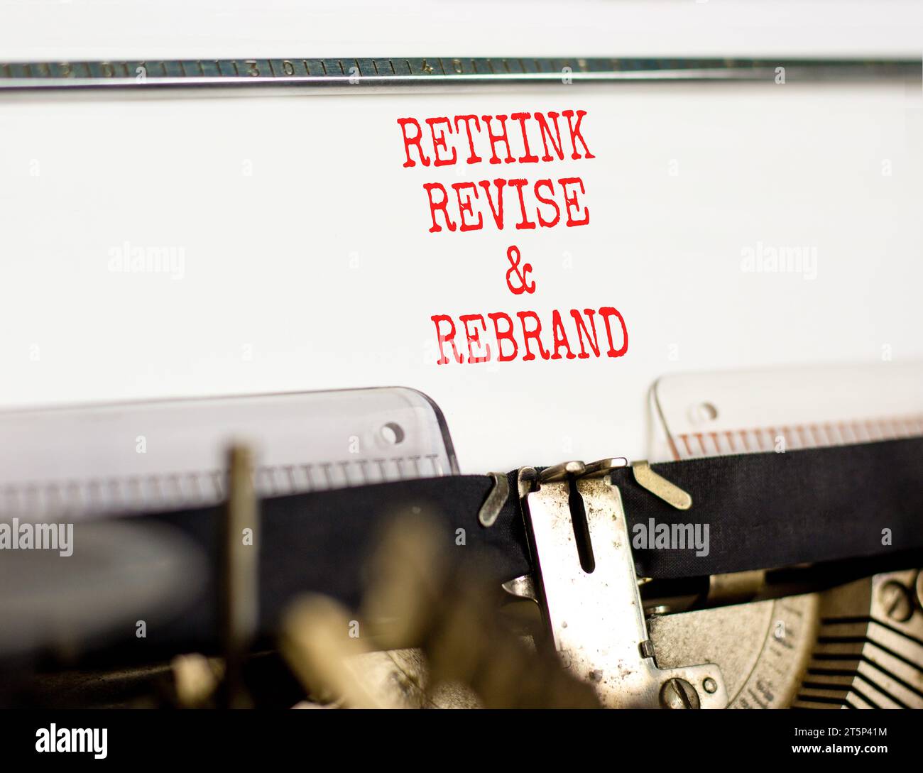 Rethink revise rebrand symbol. Concept word Rethink Revise and Rebrand ...