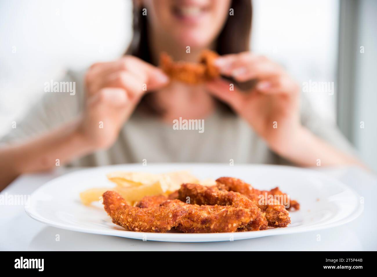 Chicken burger plain hi-res stock photography and images - Alamy