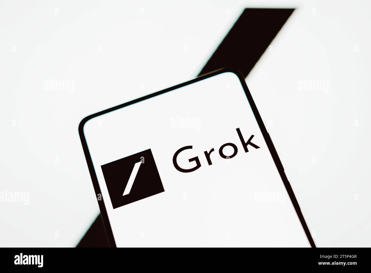 Brazil. 06th Nov, 2023. In this photo illustration, the Grok logo is ...