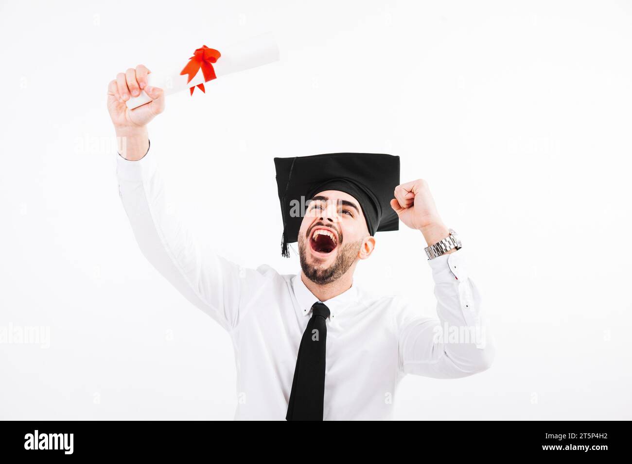 Shouting achievement hi-res stock photography and images - Alamy