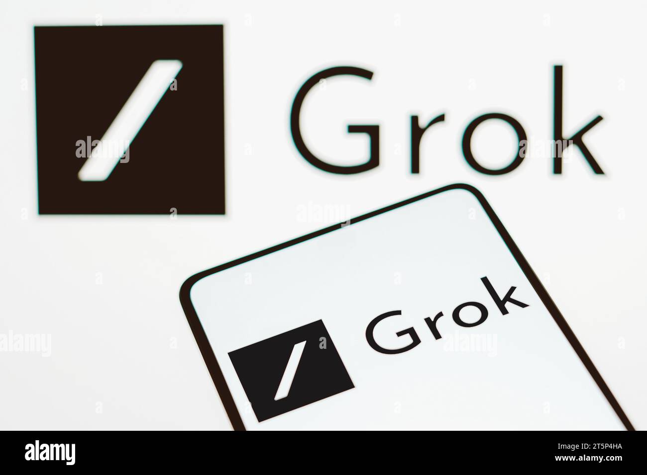 Brazil. 06th Nov, 2023. In this photo illustration, the Grok logo is ...