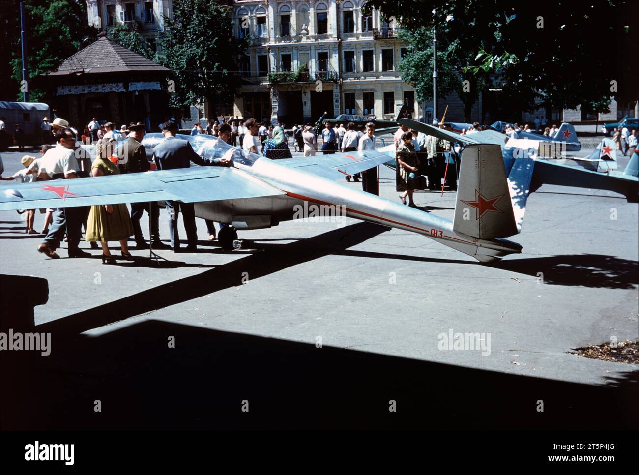 Antonov A-13 glider Stock Photo - Alamy