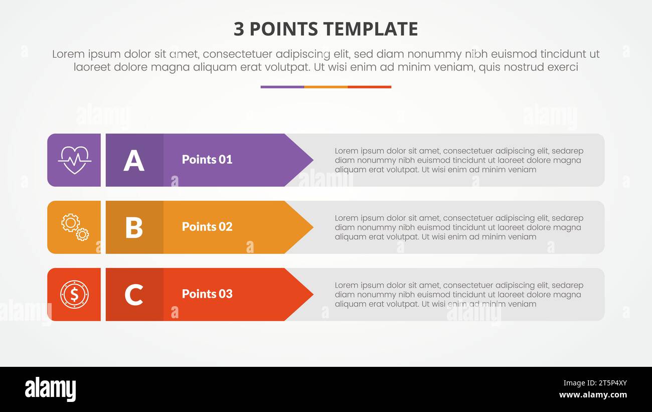 3 points stage template infographic concept for slide presentation with ...