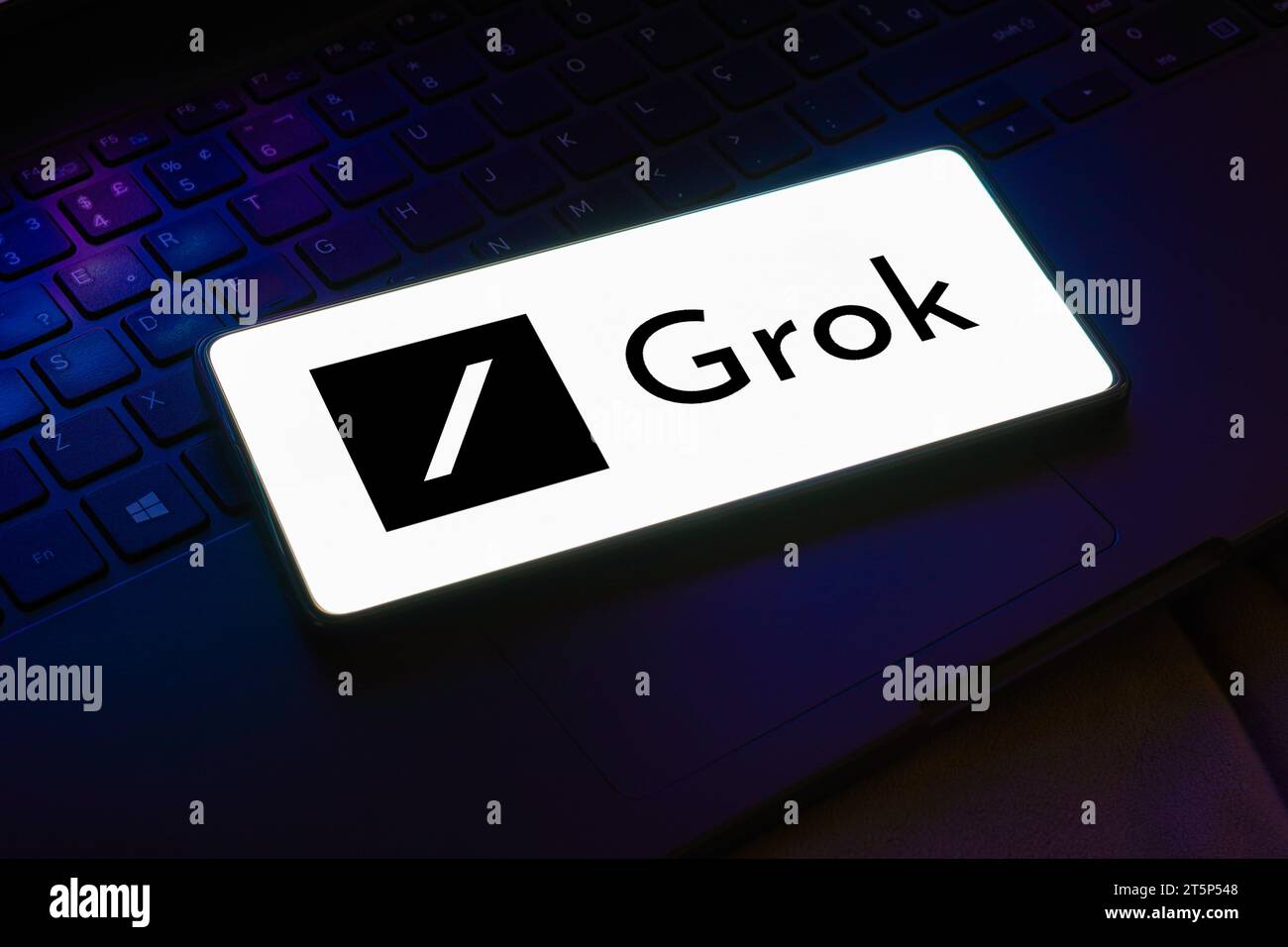 Brazil. 06th Nov, 2023. In this photo illustration, the Grok logo is ...