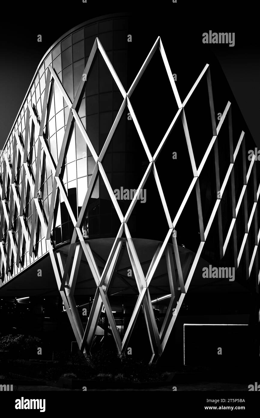 Diamond shape windows city hi-res stock photography and images - Alamy