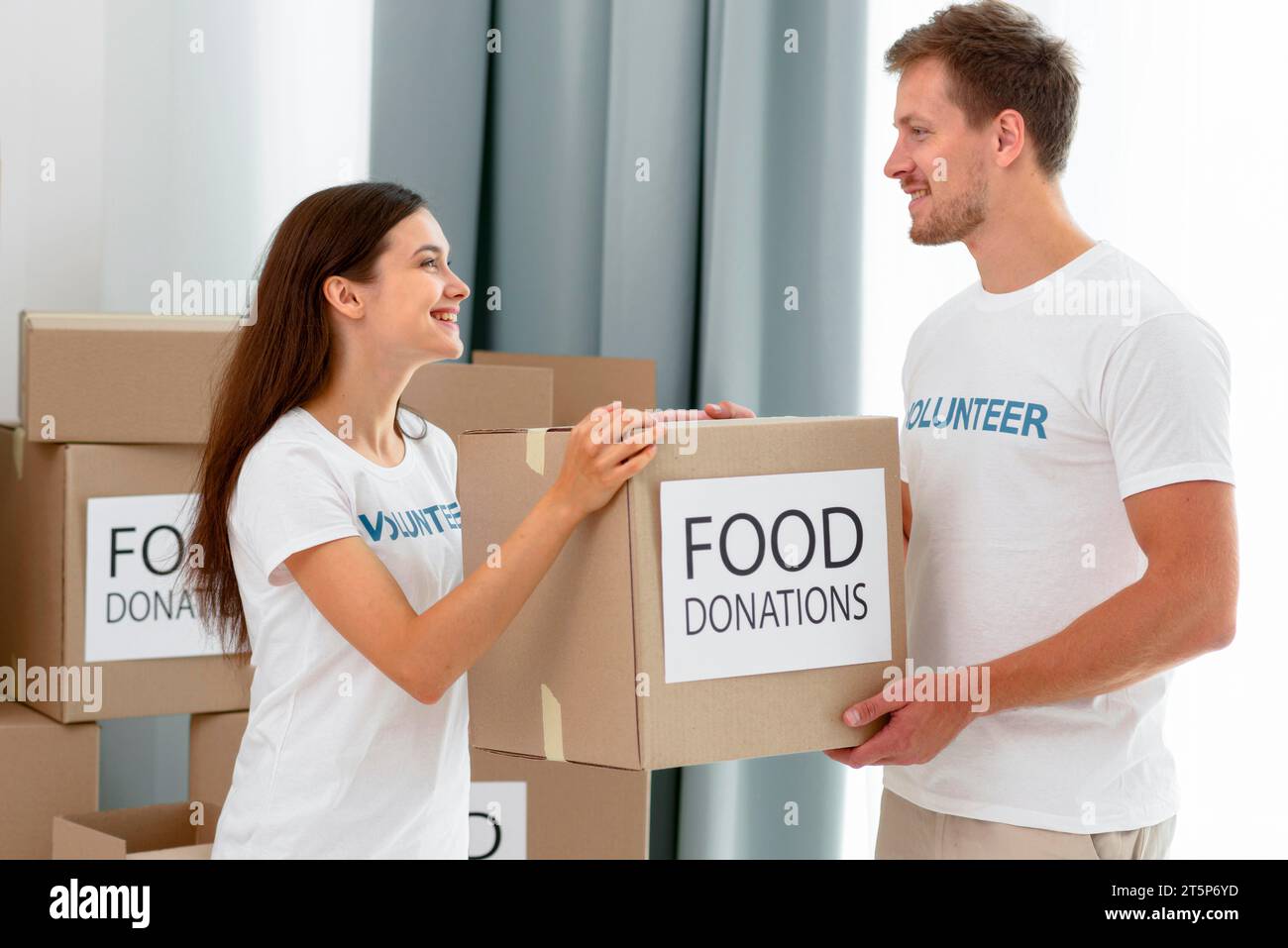 Courier volunteers hi-res stock photography and images - Alamy