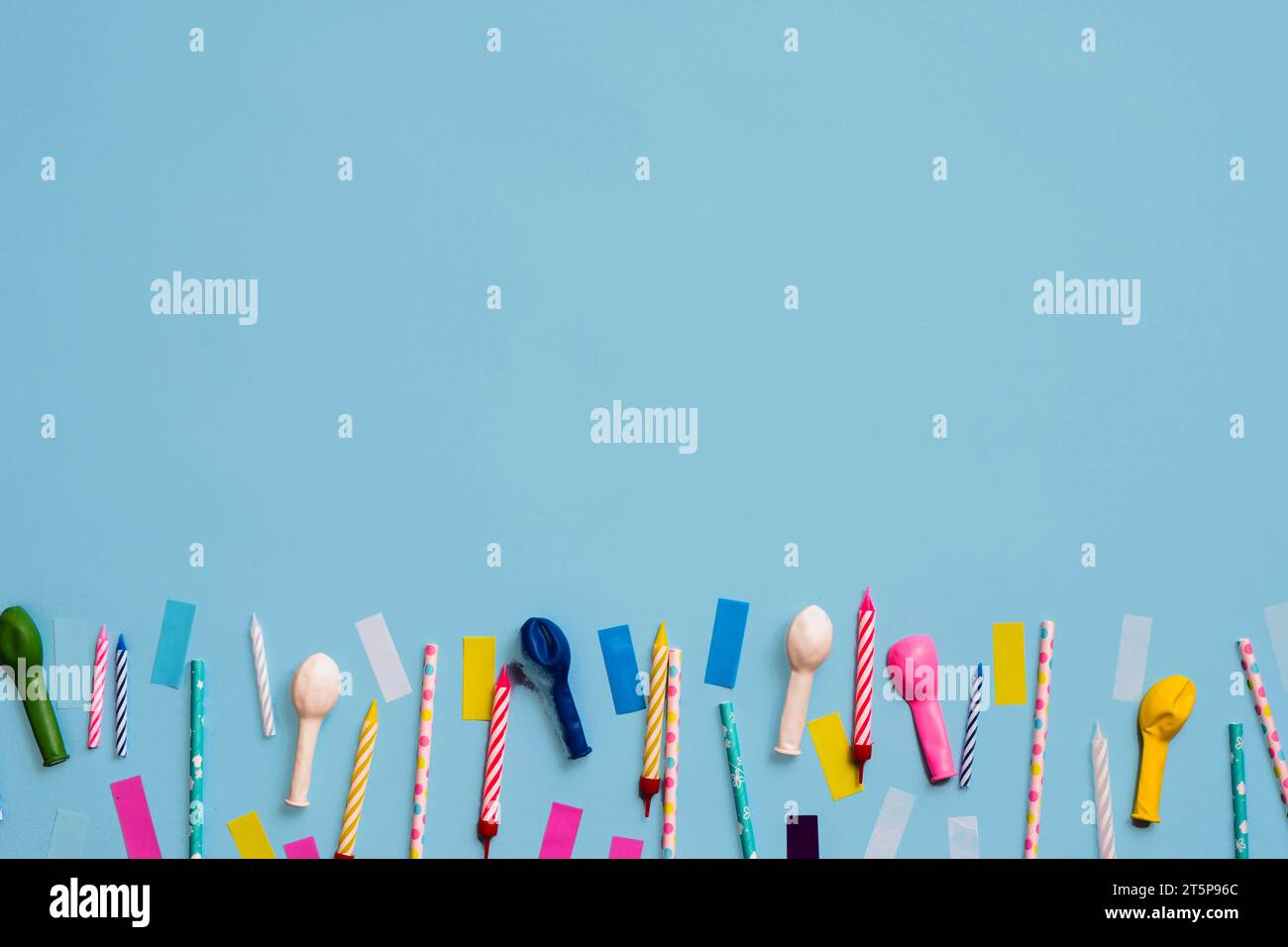 Party elements composition Stock Photo - Alamy