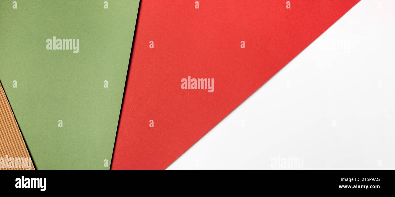 Pile coloured papers top view Stock Photo - Alamy