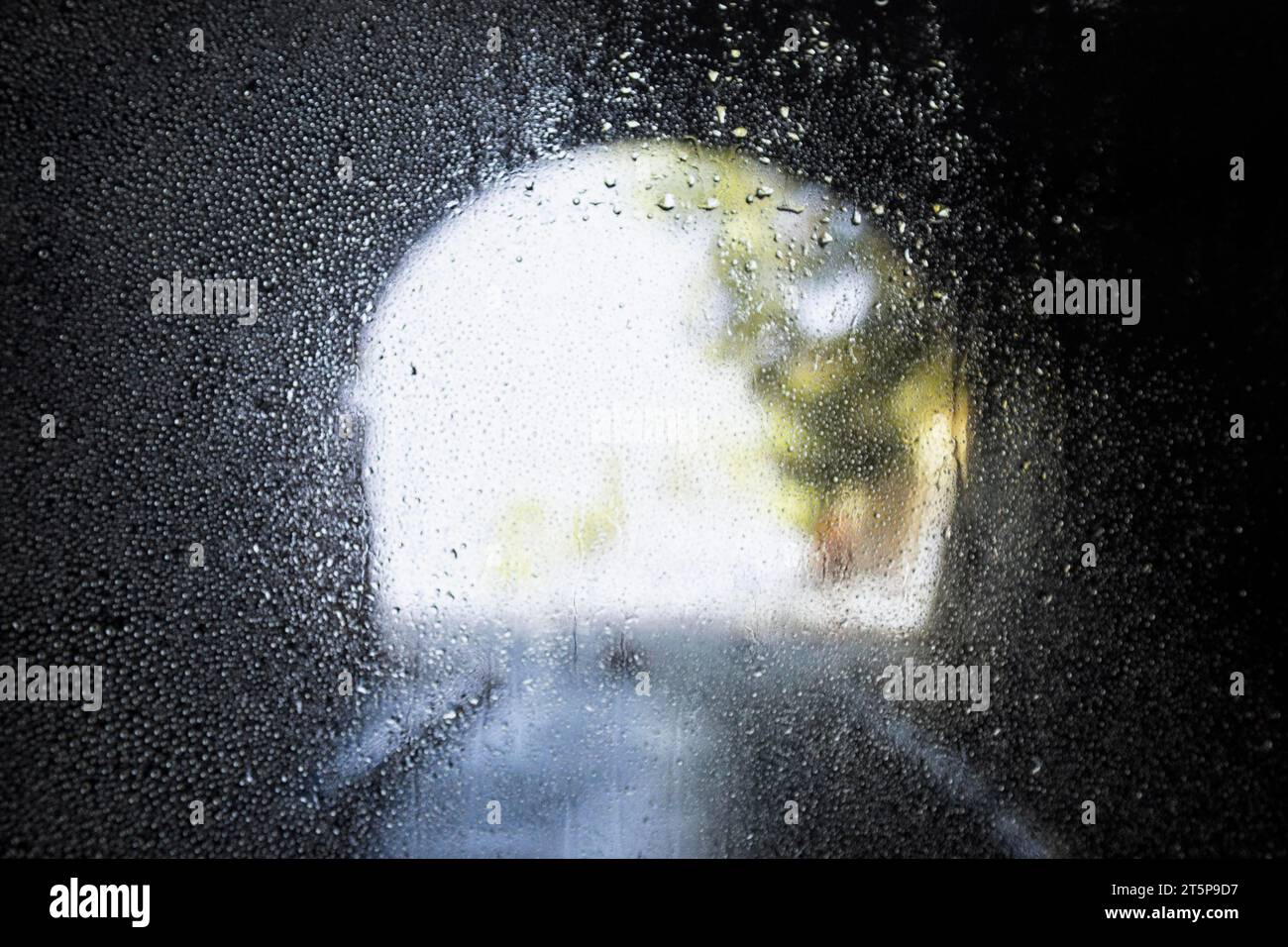 Rain effect tunnel background Stock Photo - Alamy