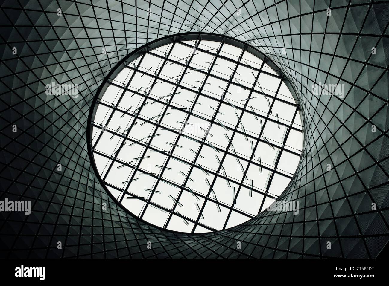 Round glass roof Stock Photo - Alamy