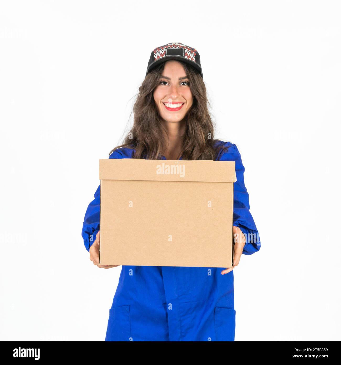 Deliverywoman hi-res stock photography and images - Alamy