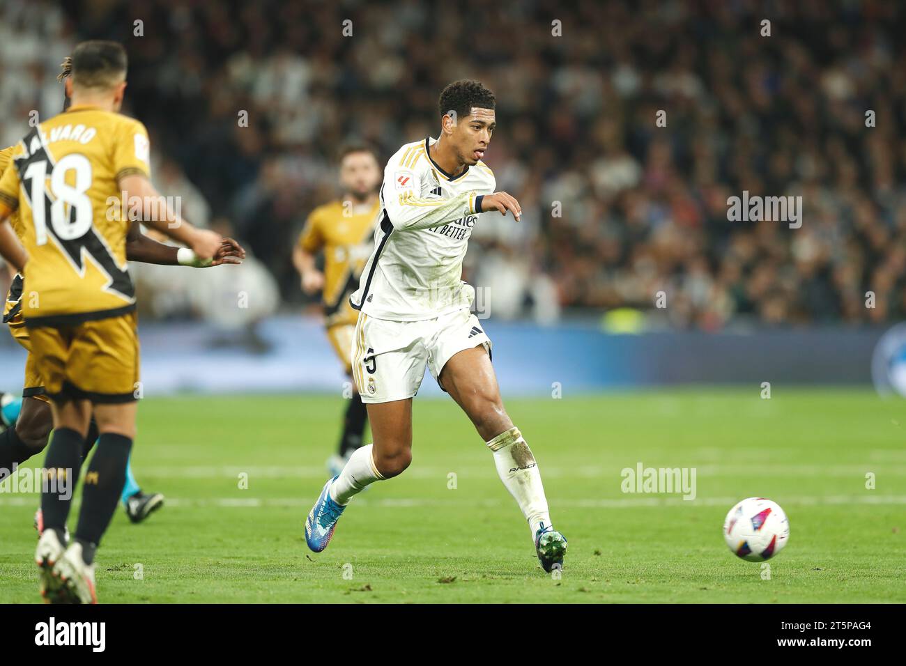 Madrid, Spain. 5th Nov, 2023. Jude Bellingham (Real) Football/Soccer ...