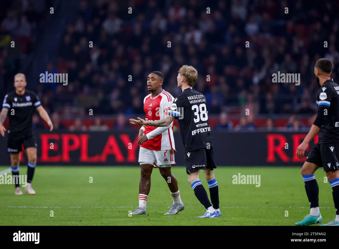 AMSTERDAM, NETHERLANDS - NOVEMBER 5: during the Eredivisie match of AFC Ajax and SC Heerenveen ...