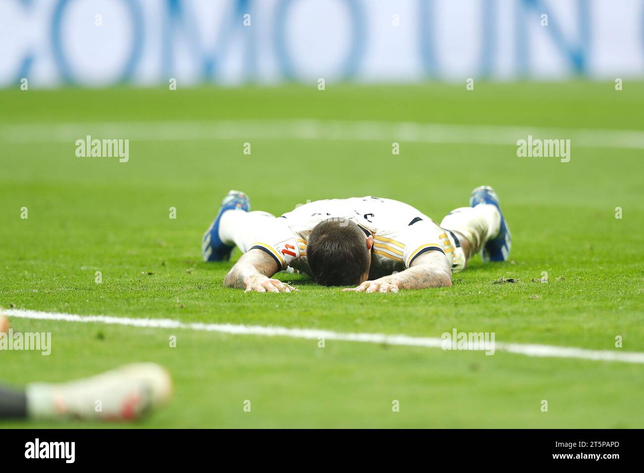Madrid, Spain. 5th Nov, 2023. Joselu (Real) Football/Soccer : Spanish ...