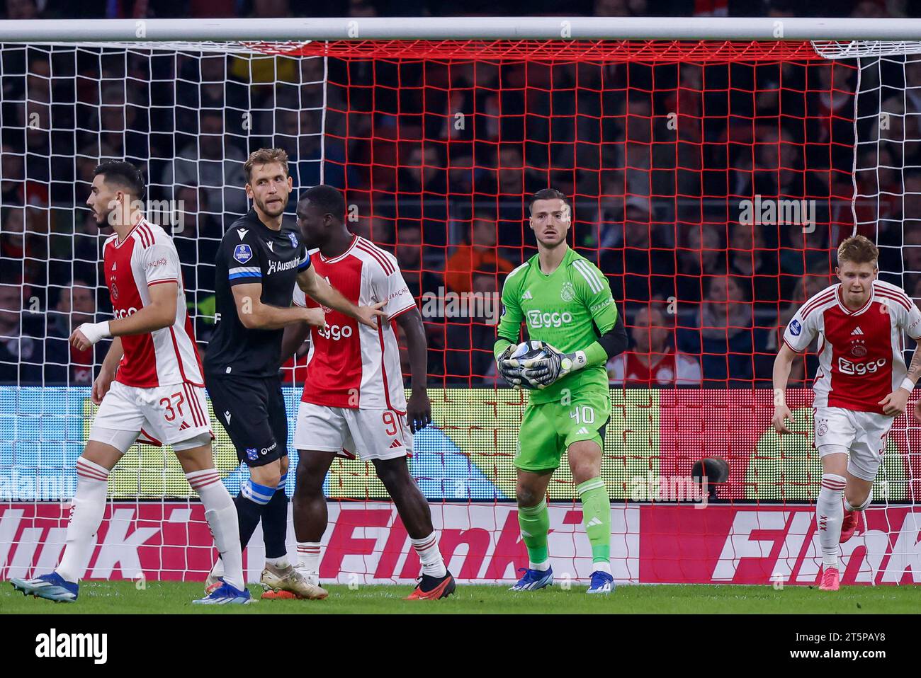 AMSTERDAM, NETHERLANDS - NOVEMBER 5: Diant Ramaj (Ajax) Controls the ...