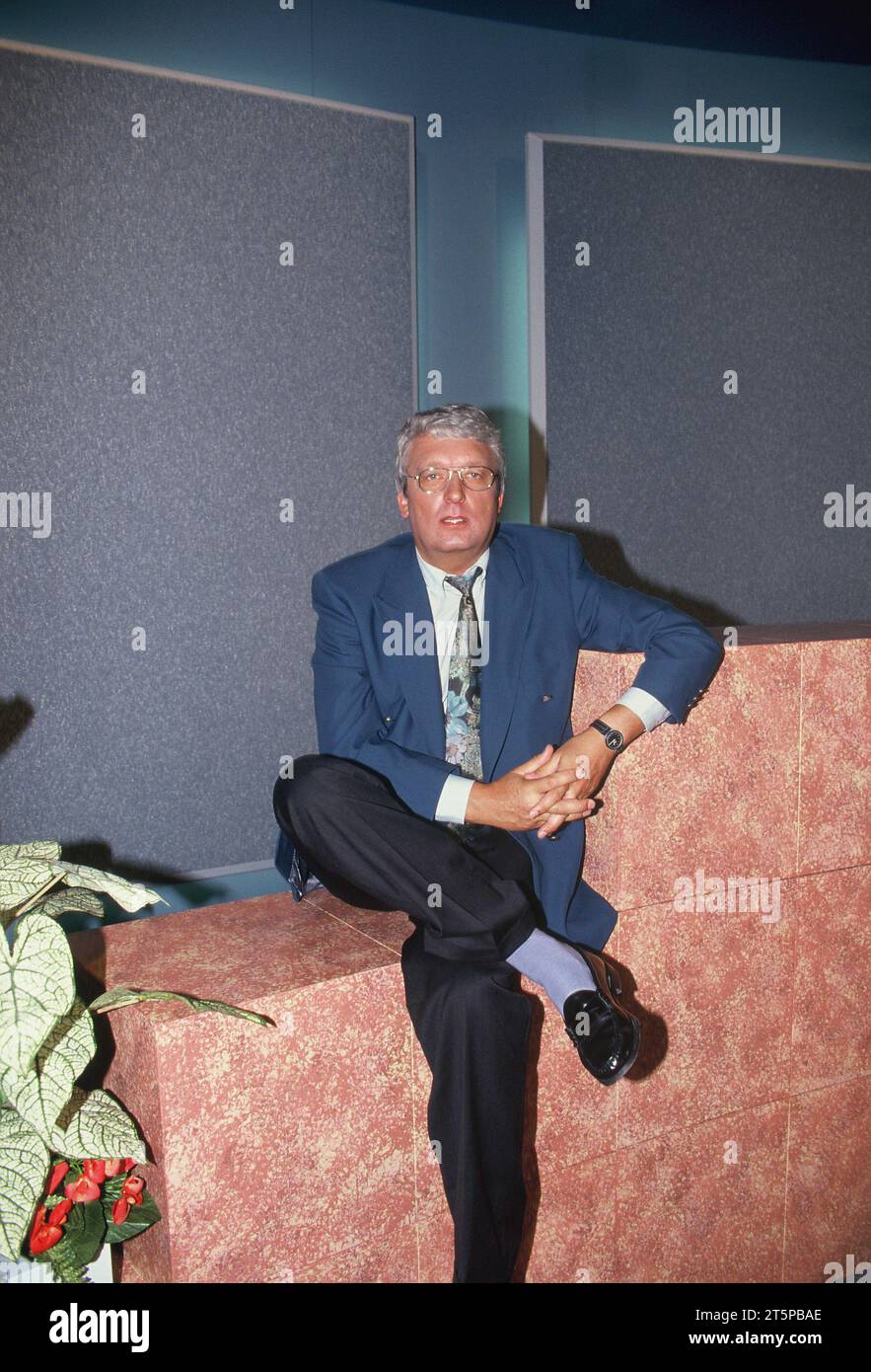 FILED - 14 August 1992, North Rhine-Westphalia, Cologne: Presenter Hans ...