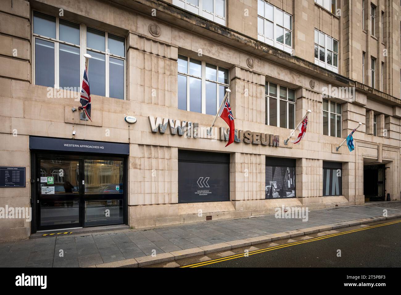 The Western Approaches World War ll museum in Rumford street Liverpool ...