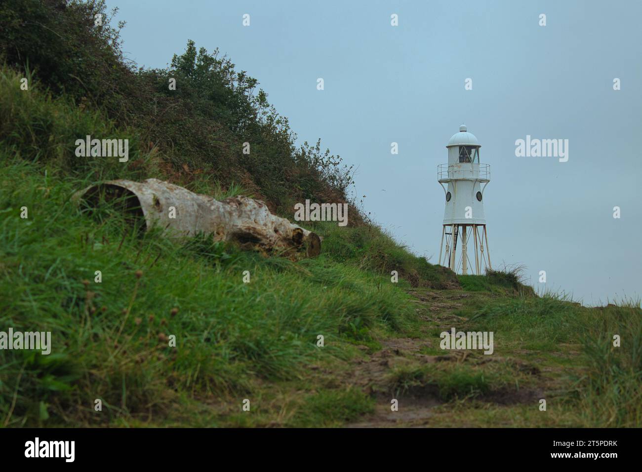 Black Nore Lighthouse in Portishead. Photo taken in October 2023 during ...