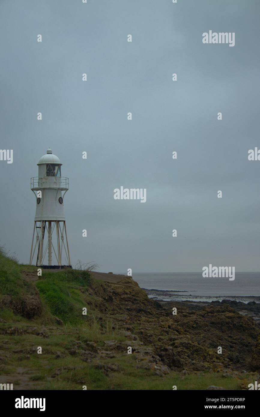 Black Nore Lighthouse in Portishead. Photo taken in October 2023 during ...