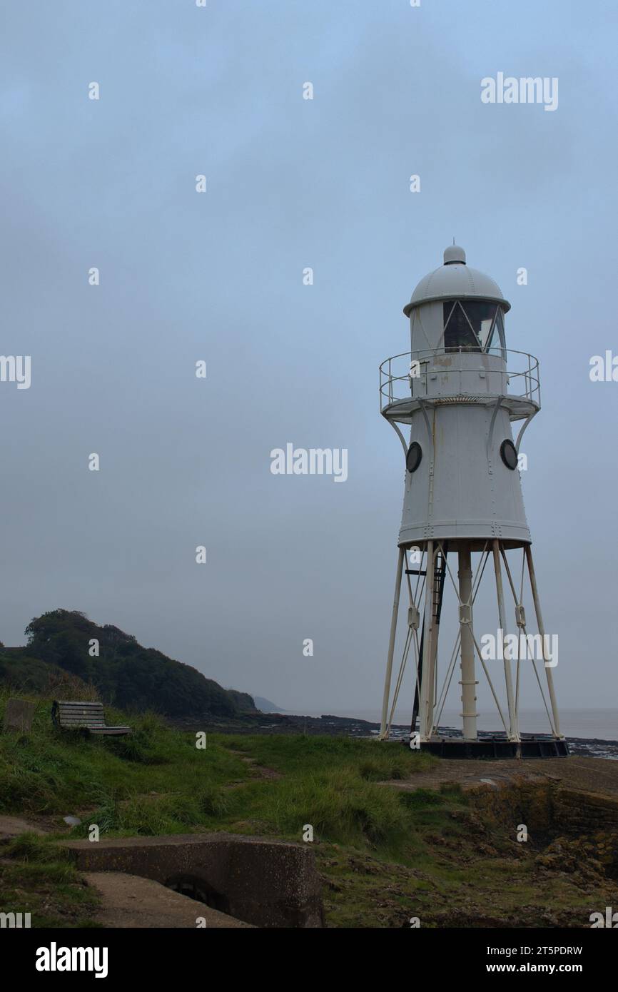 Black Nore Lighthouse in Portishead. Photo taken in October 2023 during ...